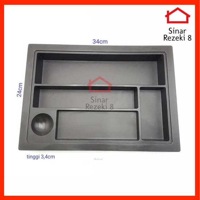 Jual Rak Tempat Alat Tulis Hitam Sendok Sekat Laci Organizer Serbaguna ...