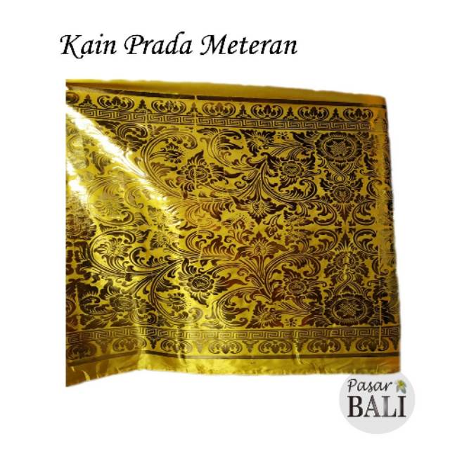 Jual Kain Prada Bali per METER Motif Bunga | Shopee Indonesia