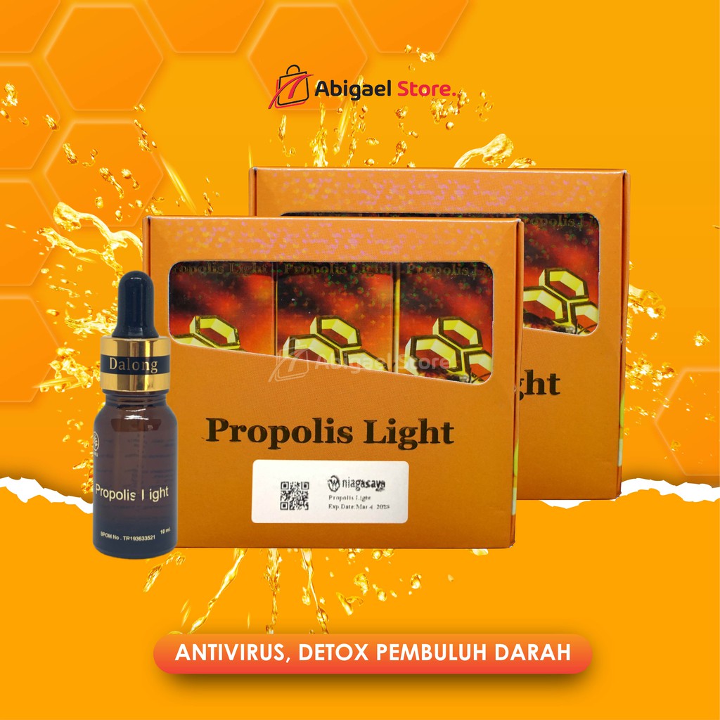 Jual PAKET 2 BOX ( 6 BOTOL) PROPOLIS LIGHT - ORIGINAL | Shopee Indonesia