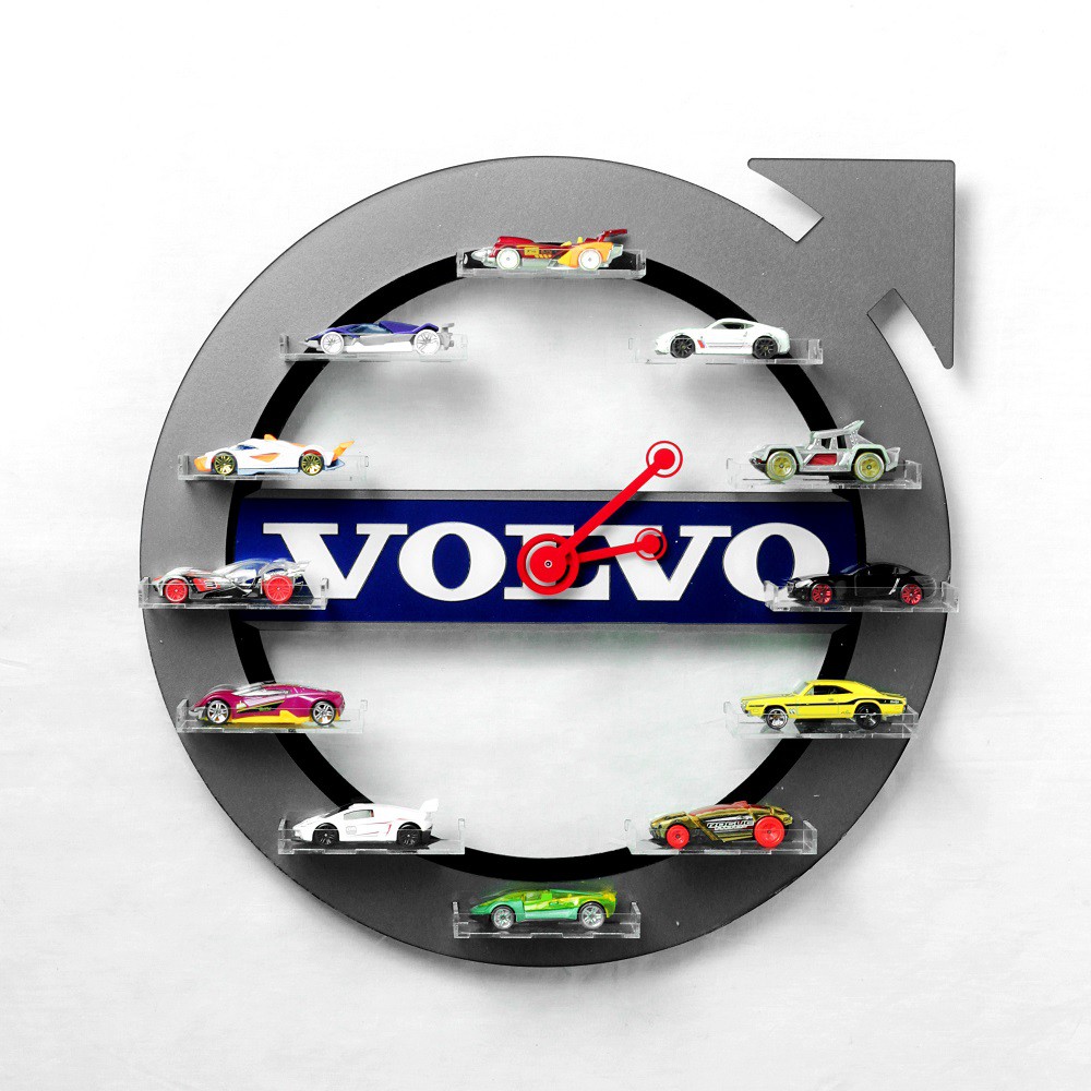 Jual JAM DINDING VOLVO JAM DINDING AKRILIK VOLVO JAM DINDING HOTWHEELS ...