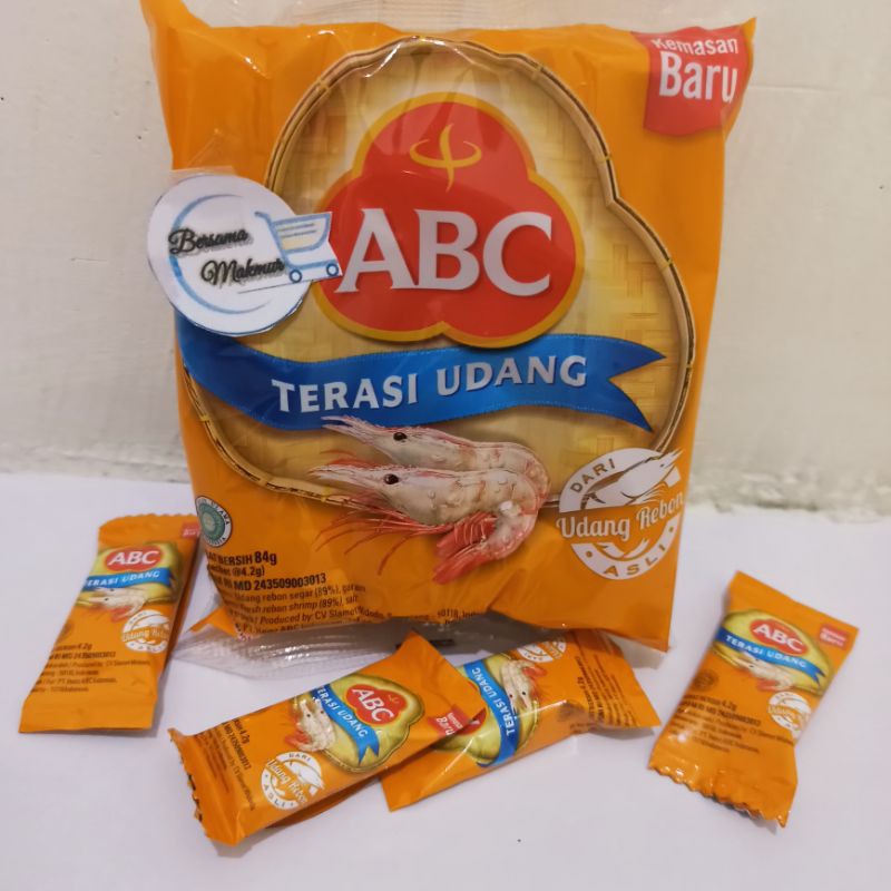 Jual Terasi ABC pack isi 20 sachet @ 4,2 gr | Shopee Indonesia