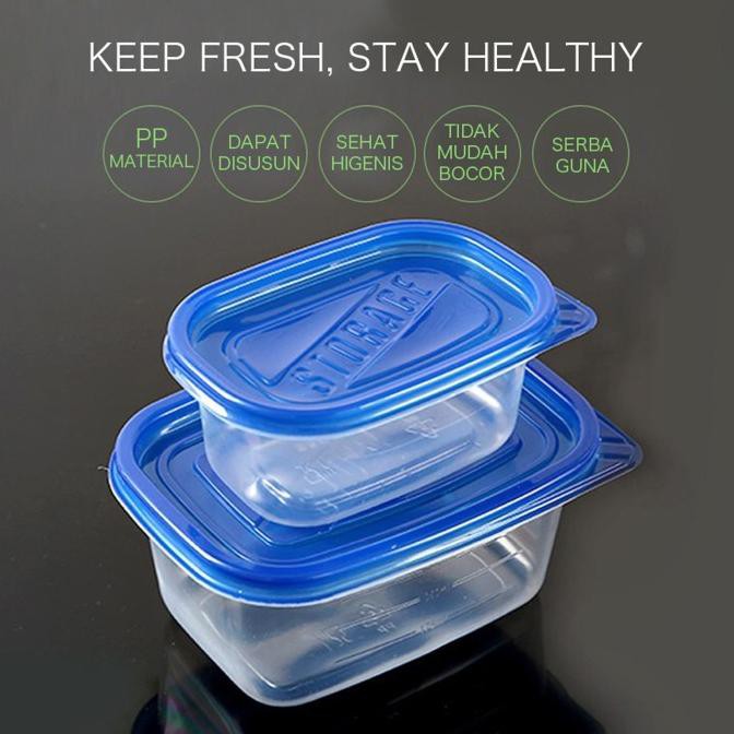 Jual Kotak Makanan Plastik / Wadah Makanan / Food Container 700ML ...