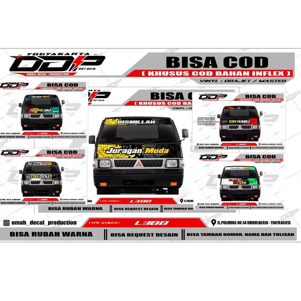 Jual Best product CUSTOM DEKAL STICKER KABIN L300 FUTURA STIKER MOBIL ...