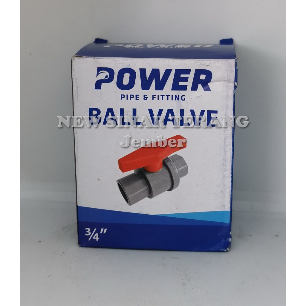 Jual POWER Ball Valve | Stop Kran 3/4 Inch | Shopee Indonesia