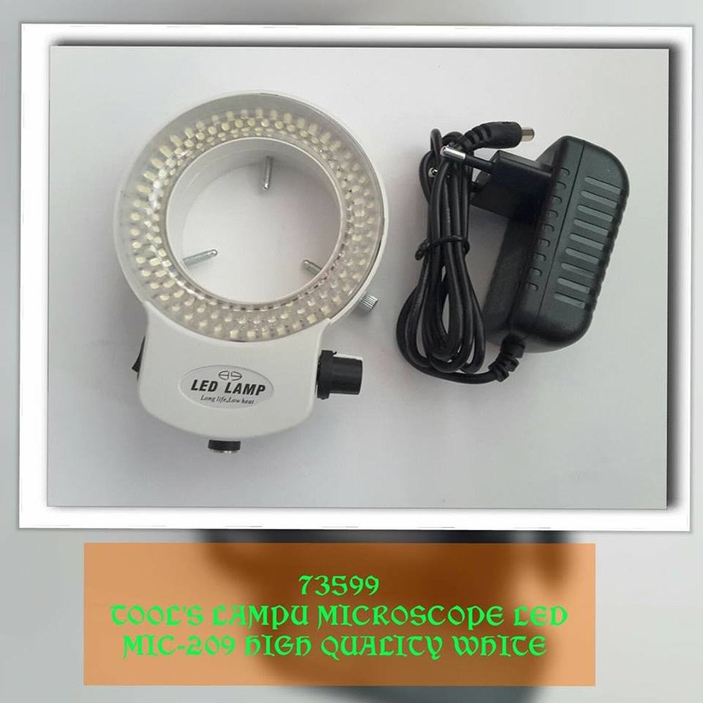 Jual LAMPU MICROSCOPE LED MIC-209 HIGH QUALITY WHITE | Shopee Indonesia