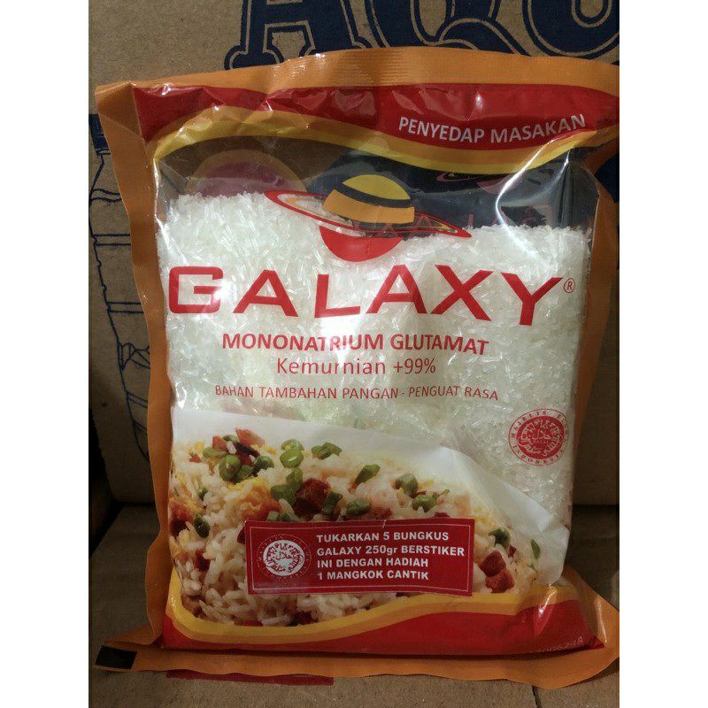 Jual Penyedap Rasa Galaxy/Micin/Penyedap Rasa Makanan/250gram | Shopee ...