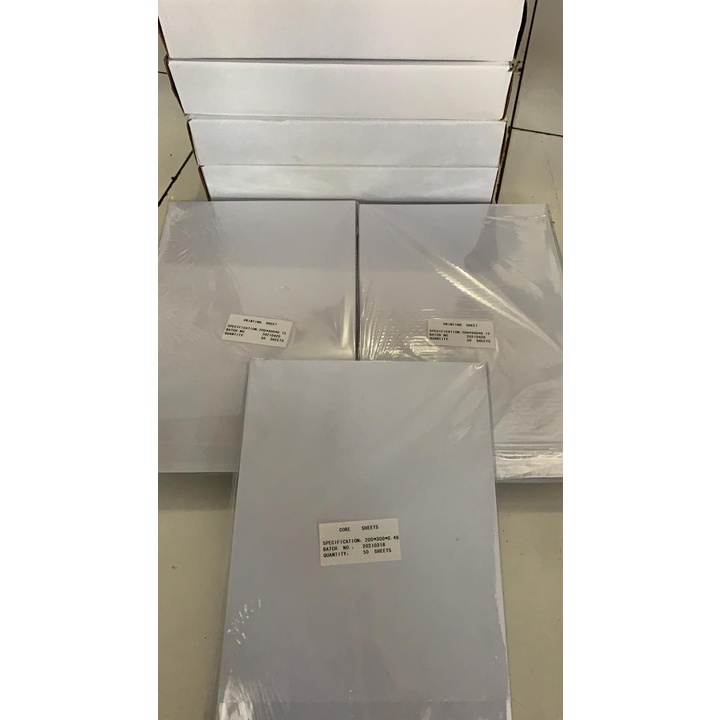 Jual BAHAN ID CARD / PVC ID CARD / PUTIH 50 SET (500 PCS CARD) | Shopee ...