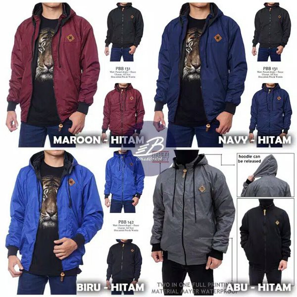 Jual Jaket Bolak Balik Parasut Despo Fleece Jaket DC Vans Perasut ...