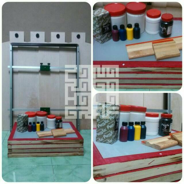 Jual Paket Sablon Alat Sablon Pemula Full | Shopee Indonesia