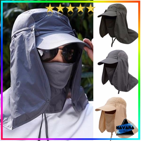 Jual Topi Pancing Jepang Anti Panas UV Sinar Matahari / Topi anti UV ...