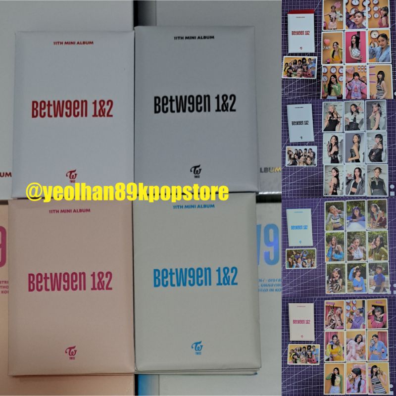 Jual [READYSTOCK] Twice Photocard POB Between 1&2 | Shopee Indonesia