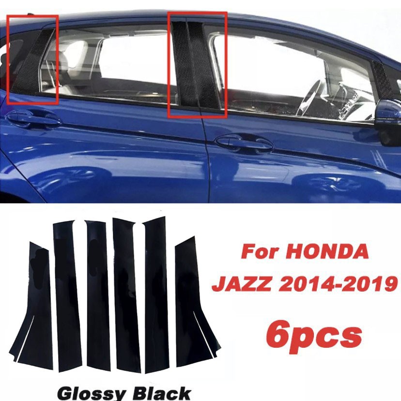 Jual Sticker Stiker Pilar Garnish Panel Honda Jazz GK5 GEN 3 2014 ...