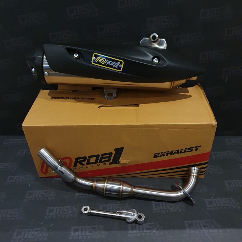Jual Knalpot Rob1 Robi Standard Racing Megabomb Stainless Yamaha Nmax ...