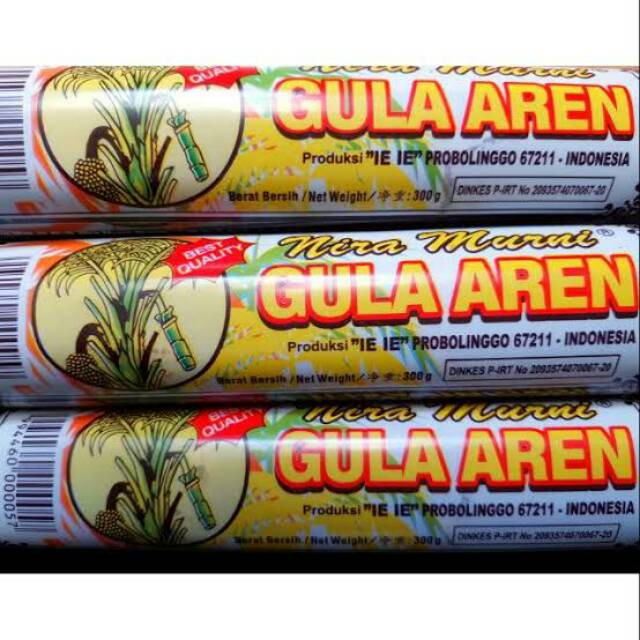 Jual Gula Aren batok Nira Murni / Gula Aren Ie Ie 300gr | Shopee Indonesia