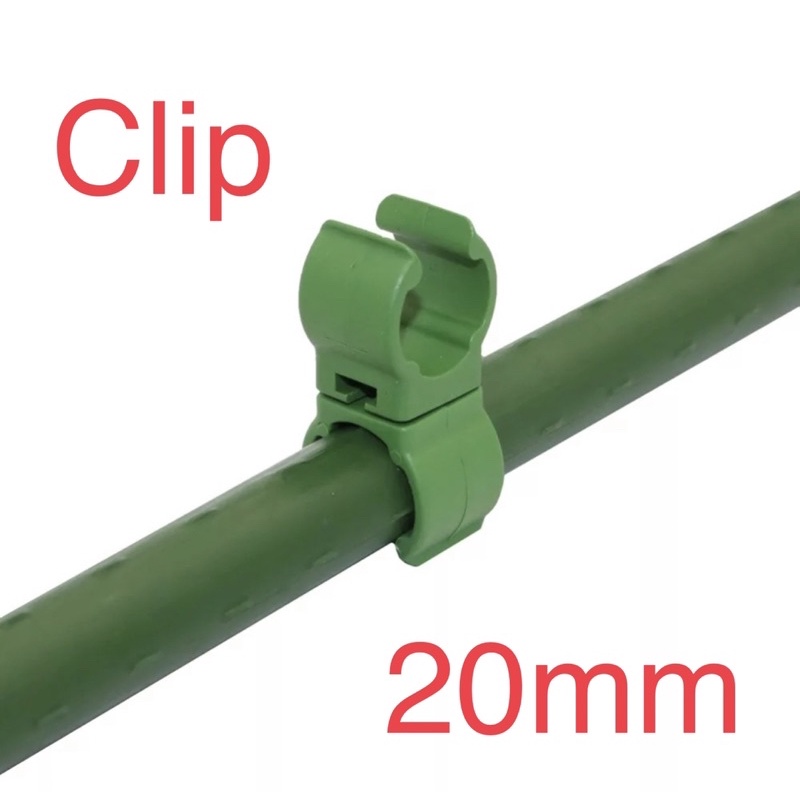 Jual Klip 20mm Support Turus Tanaman 20 mm Plastic Fastener plant ...