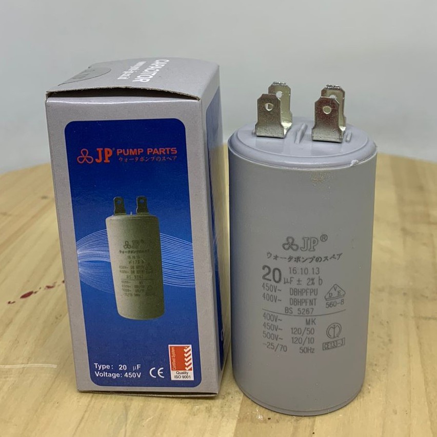 Jual KAPASITOR COLOK JP 20 MF bulat 450V 20mf | Shopee Indonesia