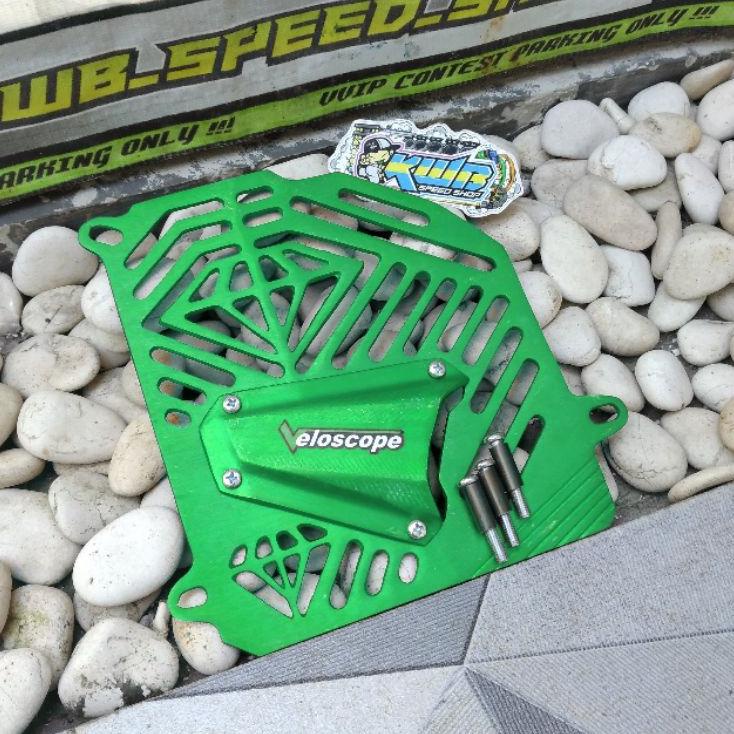 Jual 6ZI Cover radiator airscope veloscope black diamond Nmax MMAX nmax ...