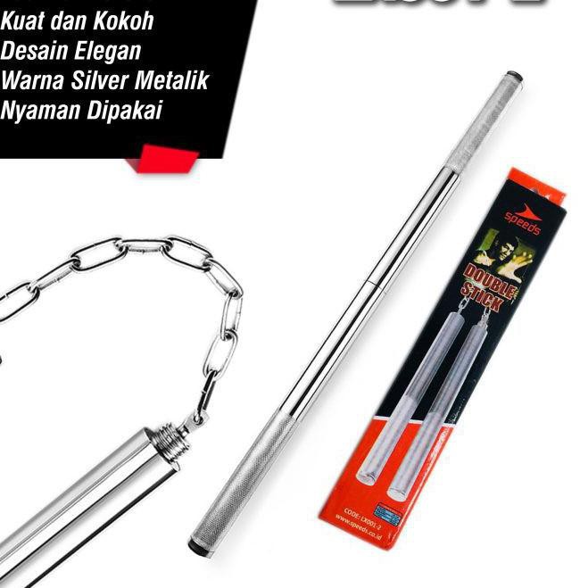 Jual SPEEDS LX 001-2 DOUBLE STICK BESI NUNCHAKU TONGKAT BATON | Shopee ...