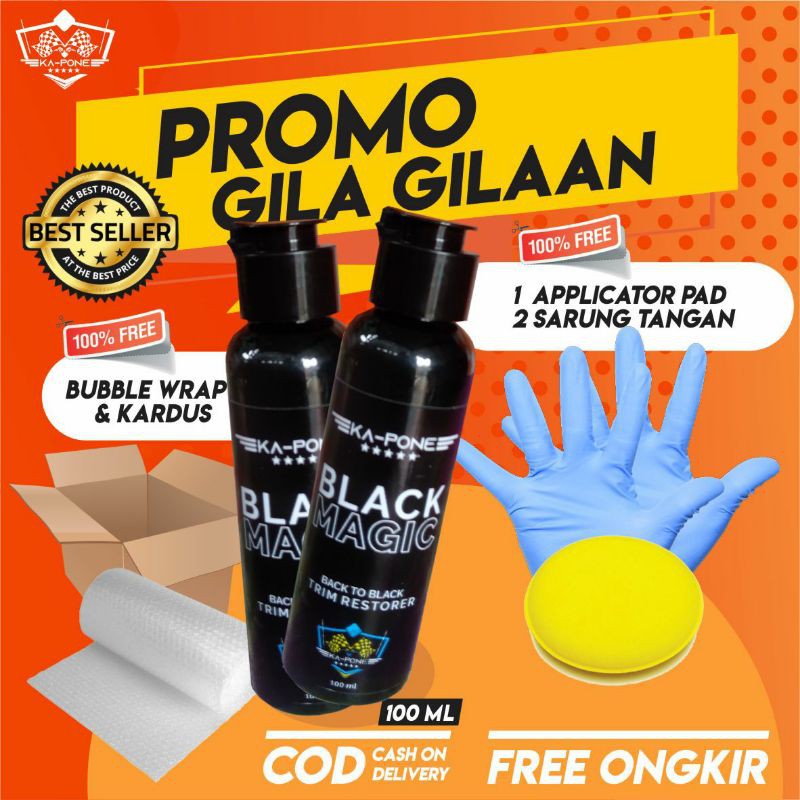 Jual BLACK MAGIC TRIM RESTORER BACK TO BLACK DASHBOARD MOBIL Free ...