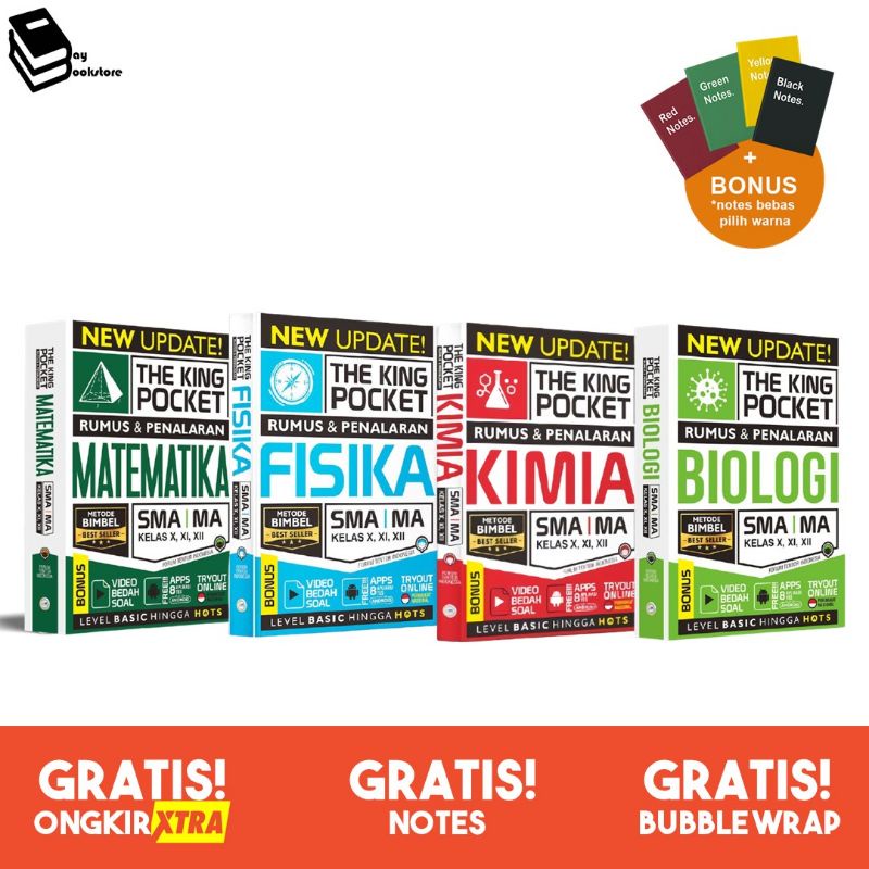 Jual BUKU RUMUS SMA NEW UPDATE POCKET MATEMATIKA, BIOLOGI, FISIKA, KIMIA SMA/MA | Shopee Indonesia