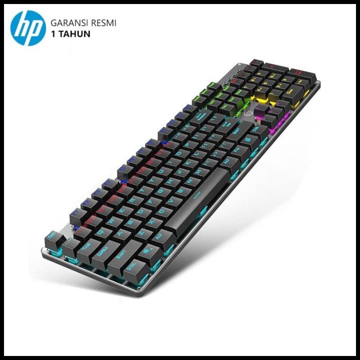Jual Hp Gk100 Keyboard Gaming Mechanical Rainbow Backlight | Shopee ...