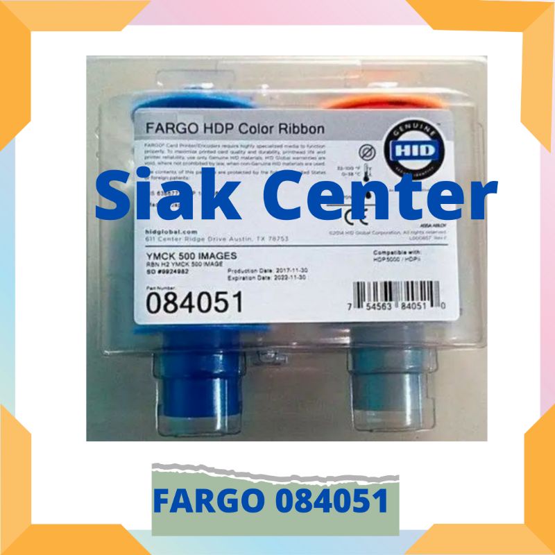 Jual Jual Ribbon FARGO HDP Color YMCK 5000 IMAGES - PN : 84051 ( 084051 ...