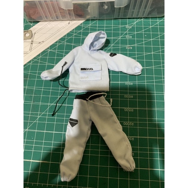 Jual Kitbash 1/12 Set Hoodie + Celana Training Fit Damtoys, Bodykun ...