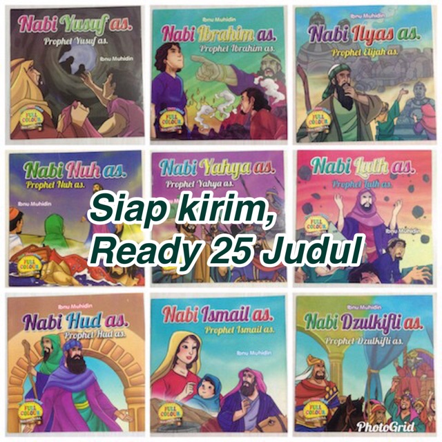 Jual BUKU ANAK - Seri 25 Kisah Nabi dan Rasul - Buku Cerita Bilingual (BI) - Buku Islam | Shopee ...