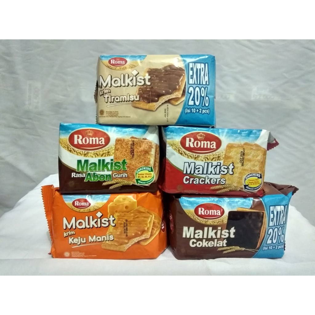Jual STORE SNACK BISKUIT ROMA MALKIST KEMASAN 150 GRAM/ Wafer /Roti ...