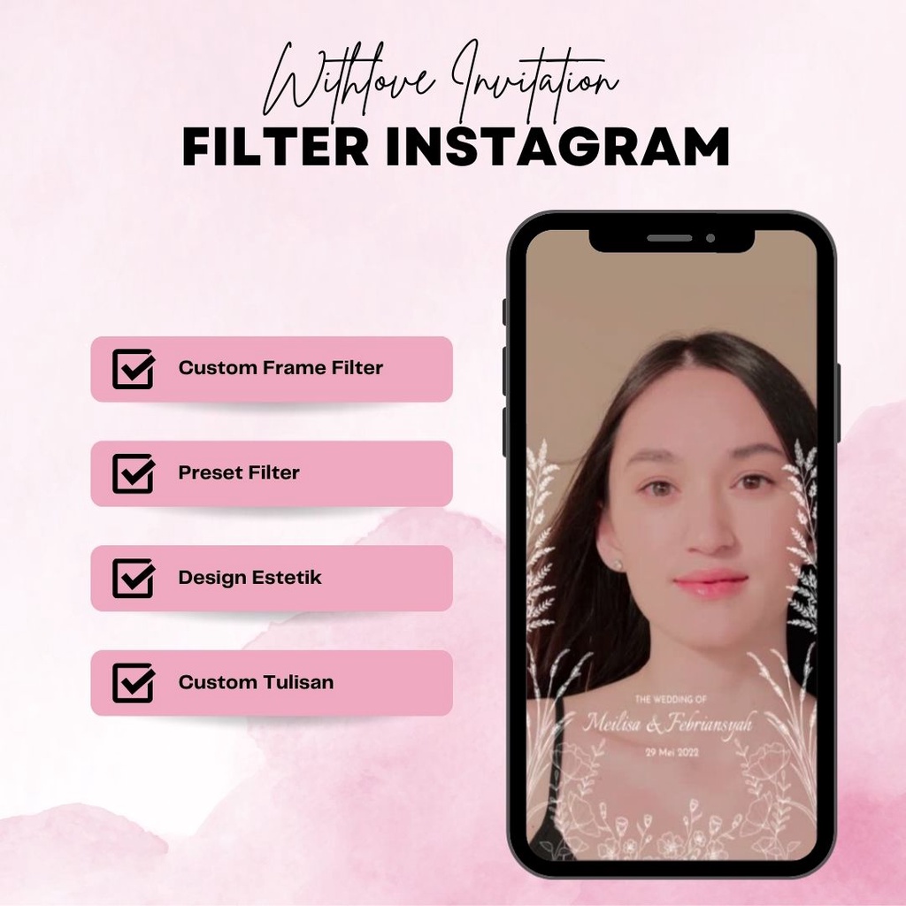Jual FILTER INSTAGRAM WEDDING/PERNIKAHAN CUSTOM - JASA FILTER IG ...