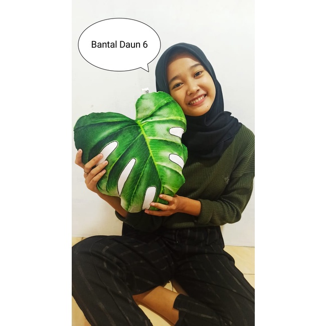 Jual Boneka Bantal Motif Daun Viral Bantal Tanaman Hias/ Daun Janda ...