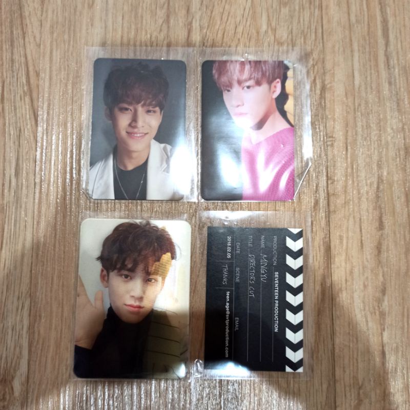 Jual MINGYU SEVENTEEN IDEAL CUT PC PHOTOCARD BC BUSINESS CARD LENTI ...
