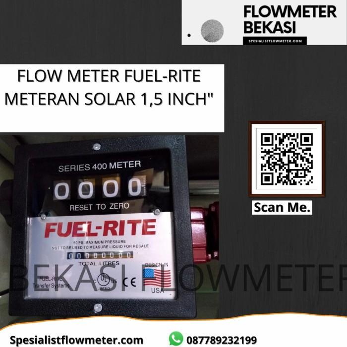 Jual Flow Meter Fuel Rite Flowmeter Meteran Solar 1,5 Inch 4 Digit ...