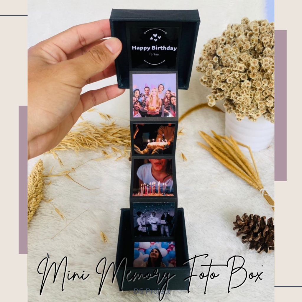 Jual Kado Gift Mini Memory Photo Box 6 Foto Hadiah Ulang Tahun Untuk ...