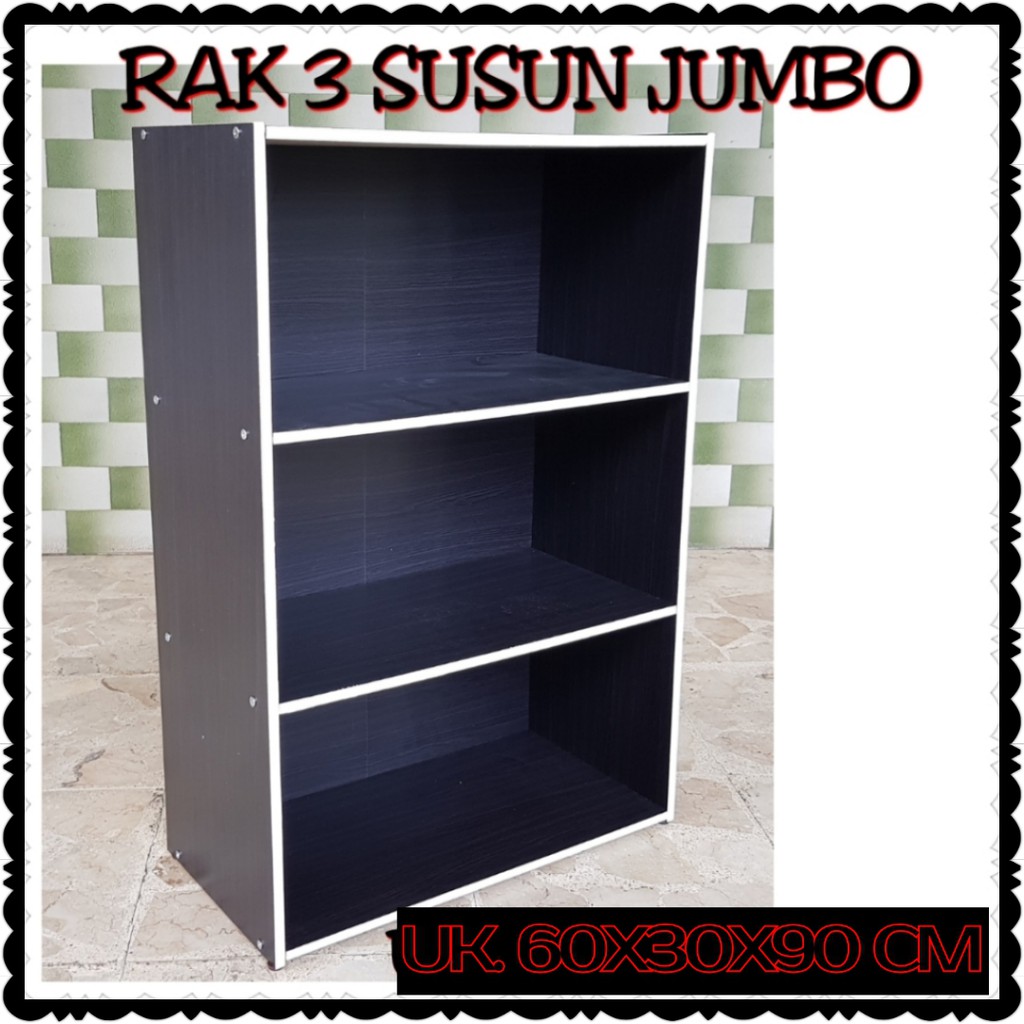 Jual RAK 3 SUSUN JUMBO UK. 60X30X90CM | Shopee Indonesia