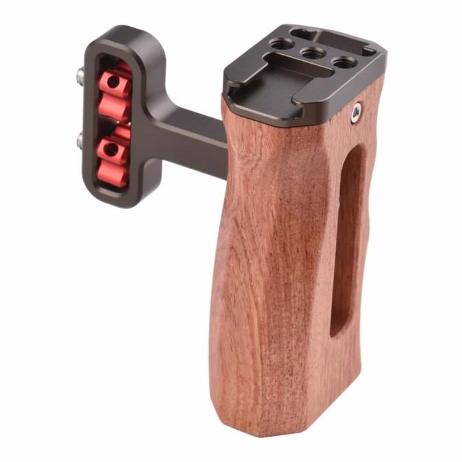 Jual Harga Murah Wood Side Handle Hand Grip Wooden Rig Cage For Andoer ...