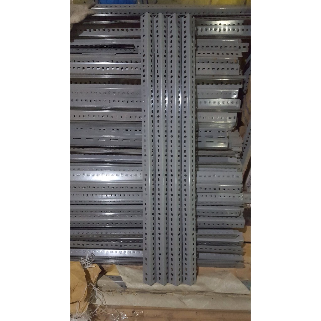 Jual Langsung Order Tiang siku lubang rak besi panjang 1 meter Murah ...