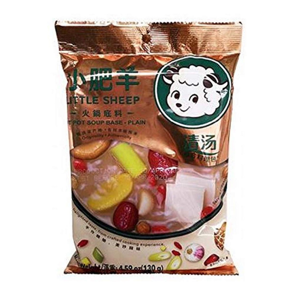 Jual LITTLE SHEEP PLAIN SOUP 130 GR / HOT POT SOUP BASE (PLAIN ...