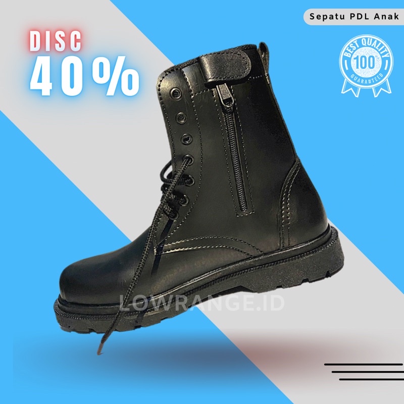Jual Sepatu PDL dan PDH Anak - Boots Anak Bahan Premium Grosir Harga ...