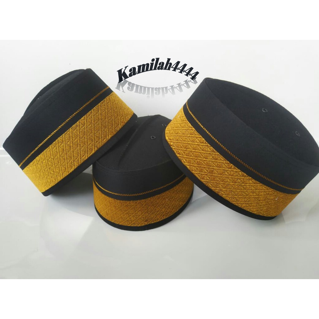 Jual PECI ASSAGOFAH HITAM LIST EMAS | Shopee Indonesia