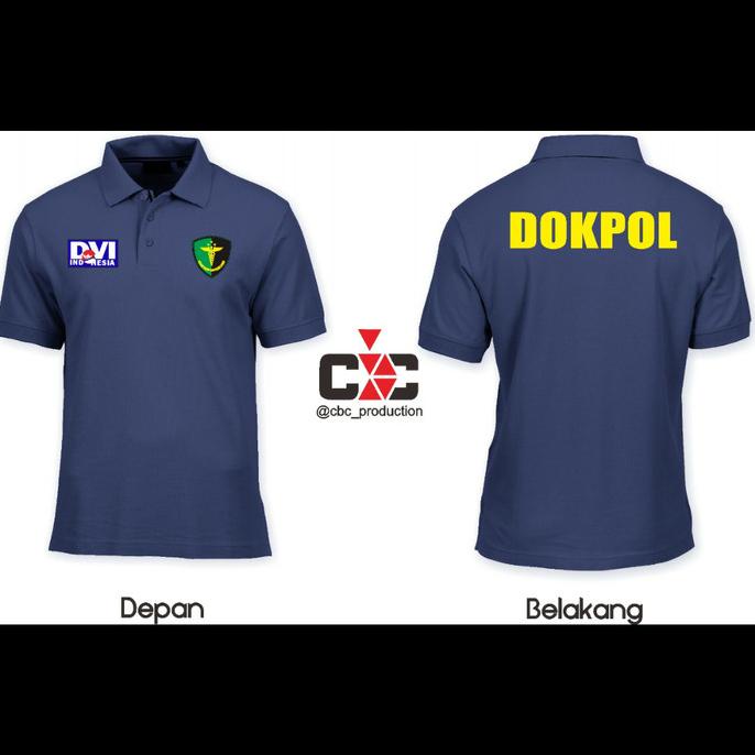 Jual Atasan/Baju/Polo Shirt/DVI DOKPOL DOKKES LOGO KEDOKTERAN DAN ...
