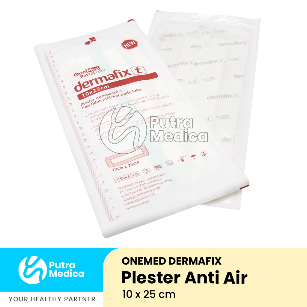 Jual Onemed Dermafix T Plester Anti Air 10x25cm - 1pc / Plaster Penutup ...