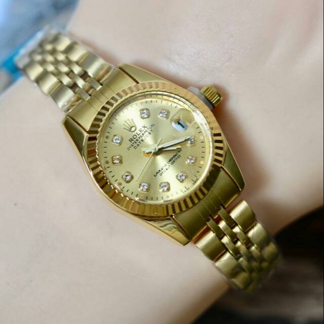 Jual Rolex Plat Hitam Silver | Shopee Indonesia