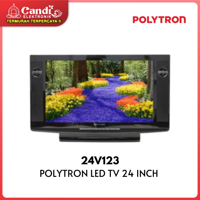 Jual TV POLYTRON 24V123 24 Inch SEMI TABUNG LED Digital TV 24V V123 ...