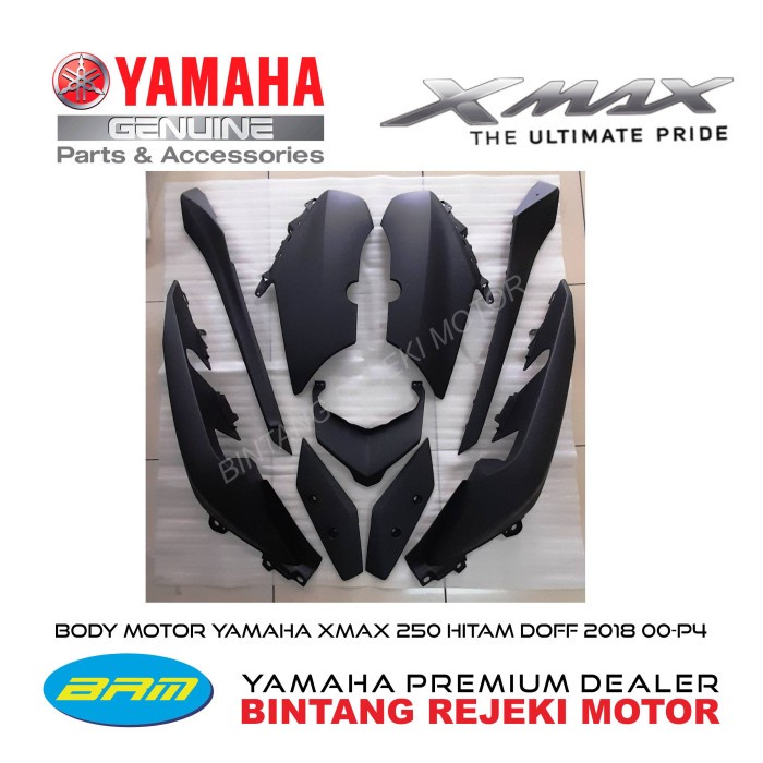 Jual YAMAHA BODY MOTOR YAMAHA XMAX 250 HITAM DOFF 2018 (P4) | Shopee ...