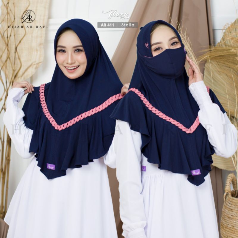 Jual Hijab Ar Rafi : AR 411 Hijab Instan (Anniha Collection) | Shopee ...