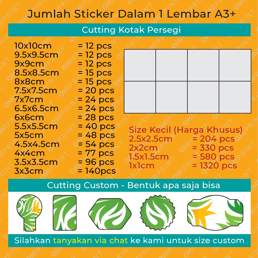 Jual Cetak Stiker Vinyl / Cetak Stiker Label Kemasan / Label Usaha ...