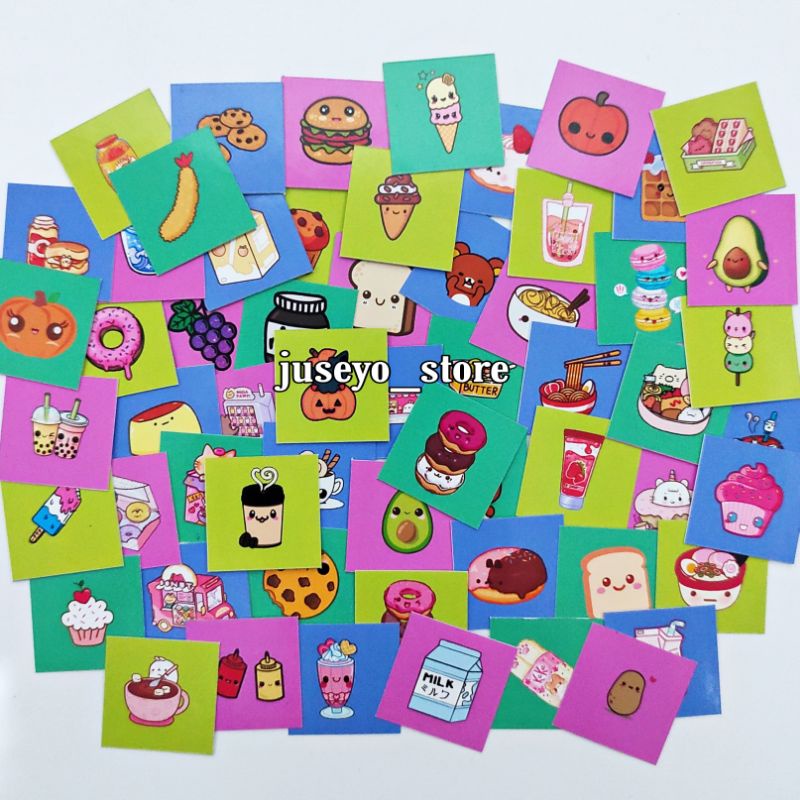 Jual Kpop Foods cute sticker stiker estetik (Baca deskrip!!!) | Shopee ...