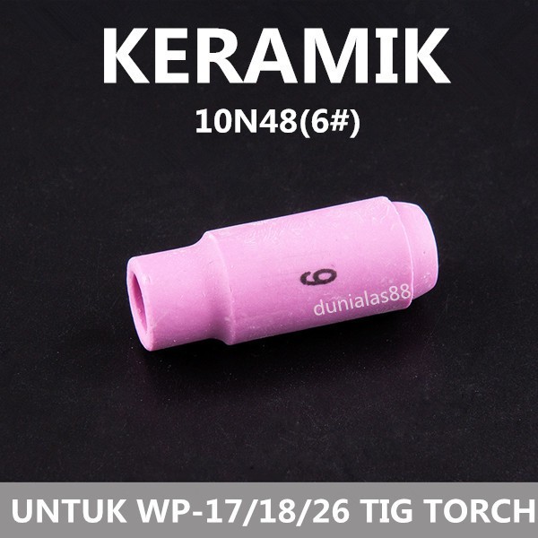 Jual 10PCS Keramik No.6 10N48 Ceramic Tig Argon Welding Torch Alumina ...