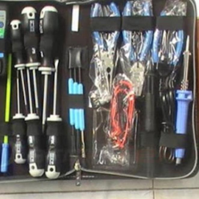 Jual Tools Set Tool Kit Listrik Electrical Sanfix Q18 Q-18 Taiwan Bagus ...